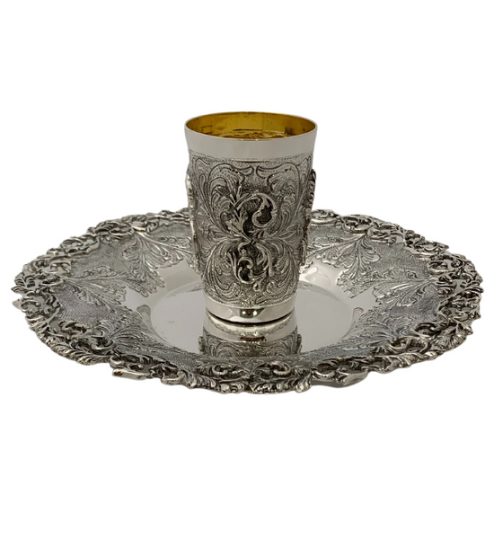 Classic Cup & Tray Set – Eastern Silver USA